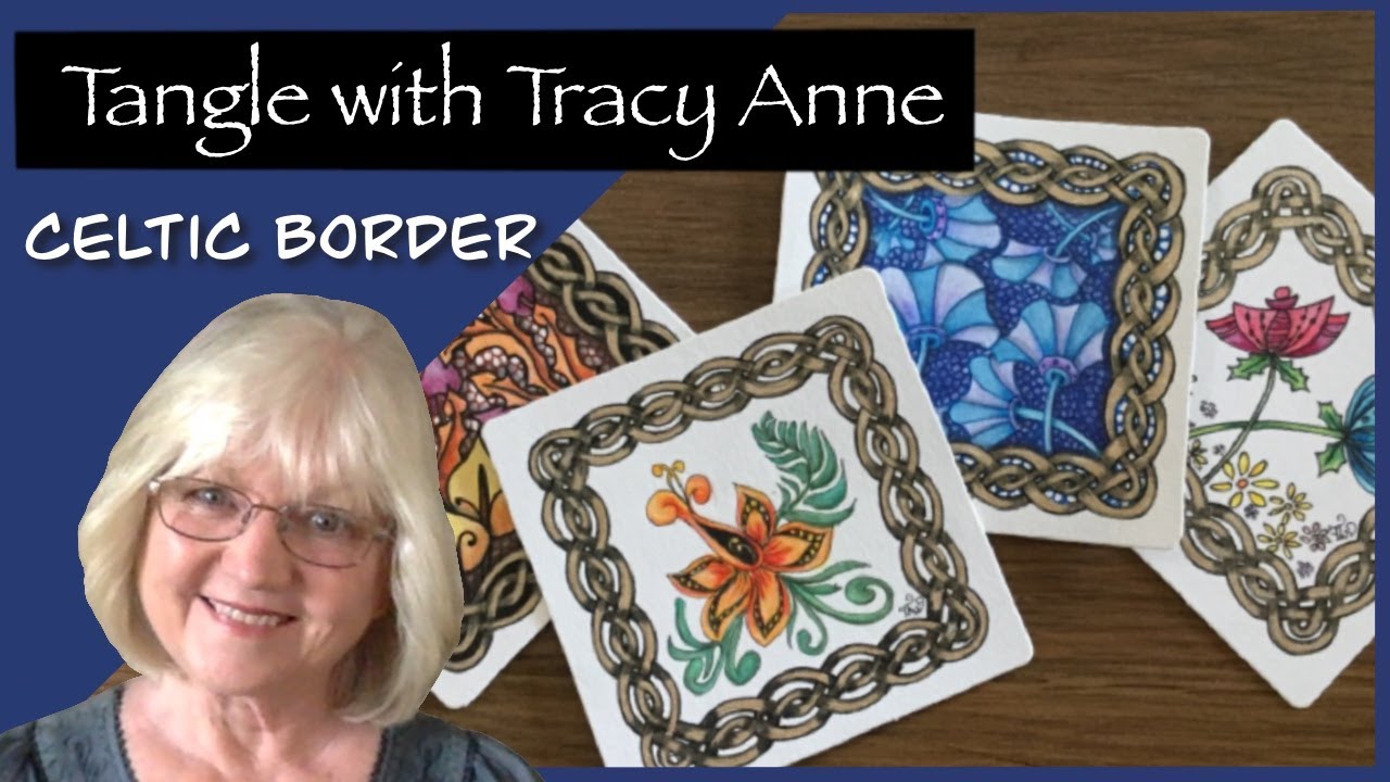 Tangle with Tracy Anne - How to draw a Celtic Border