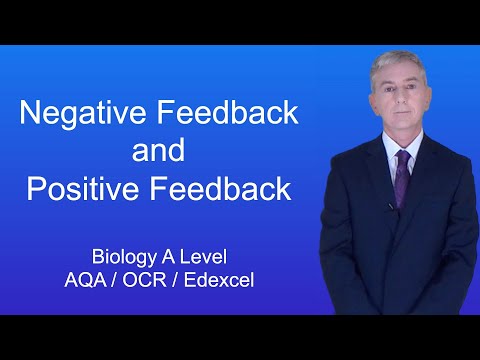 A Level Biology (Year 13) "Negative Feedback and Positive Feedback"