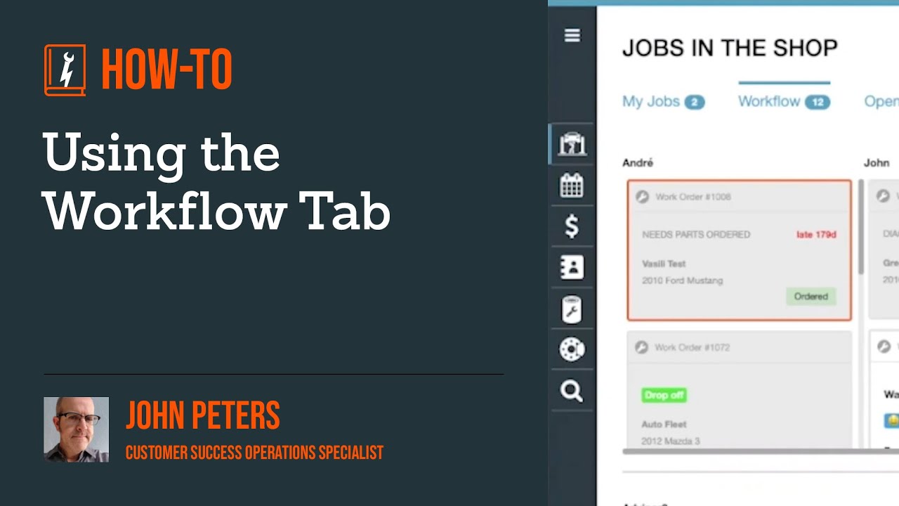 Using the Workflow Tab