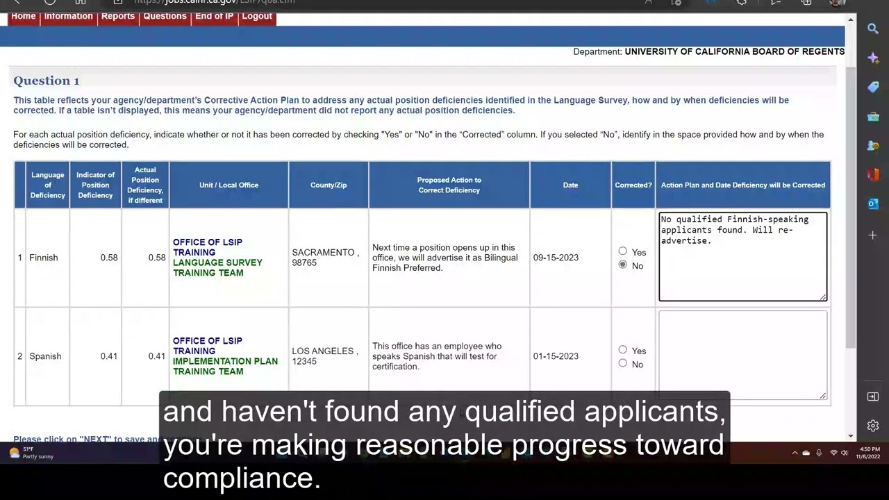 LSIP Module – Implementation Plan