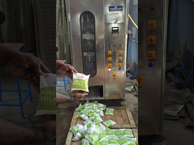Milk Packing Machine - Automatic Milk Pouch Packing Machine ...