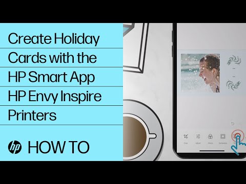 How to Create Holiday Cards Using the HP Smart App on HP ENVY Inspire | HP Printers | HP Support