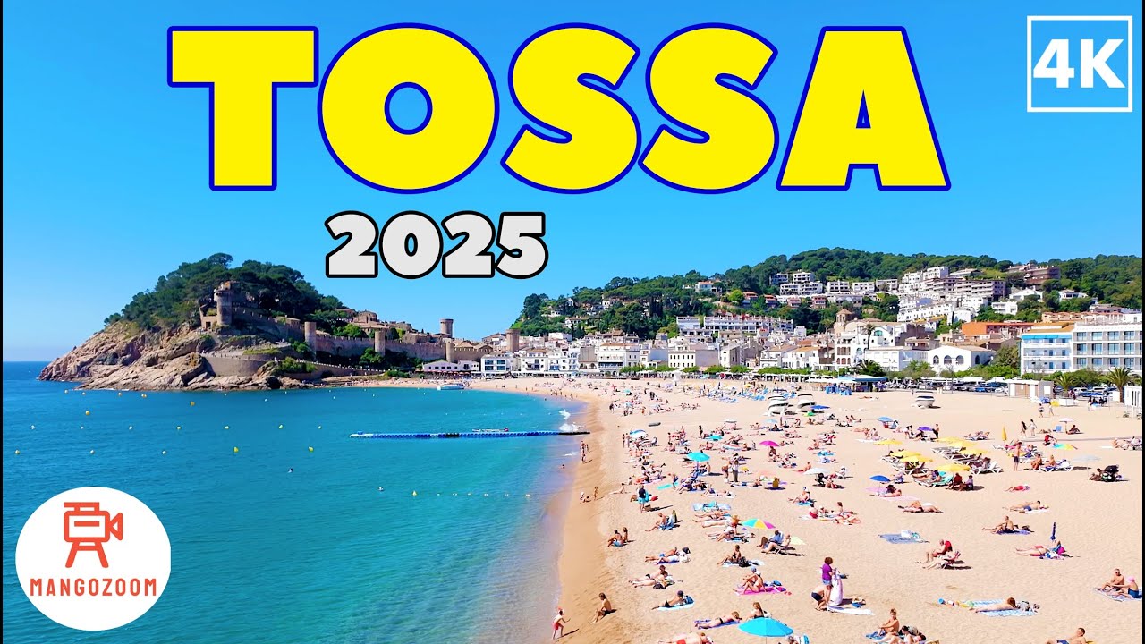 Walking Tour of Tossa de Mar, Spain 2025 🇪🇸 | With Captions