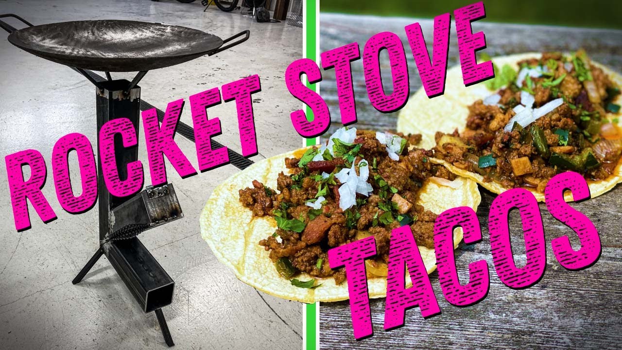Rocket Stove Discada Tacos