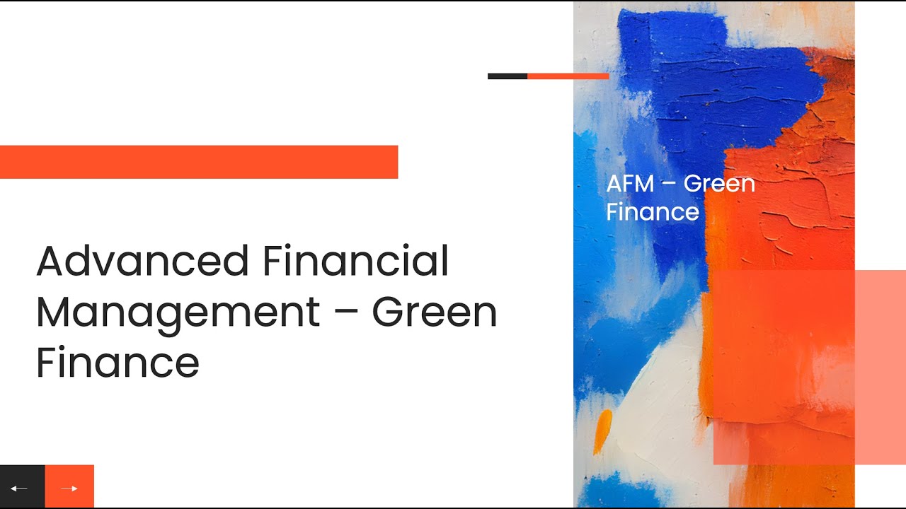 AFM - Green Finance