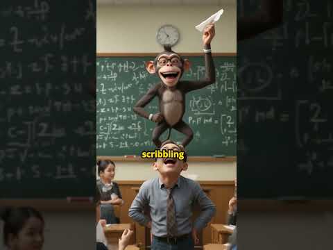 The Monkey Who Got a PhD in Mischief! 🐵🎓🤣 1080p #poptoonsenglish #facts #funnyanimal #disney