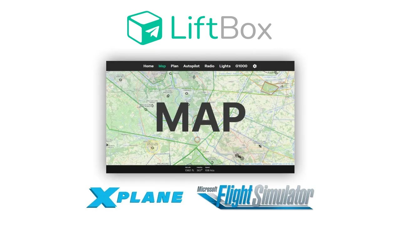 LiftBox - Update - MAP - MSFS2020 & XPLANE