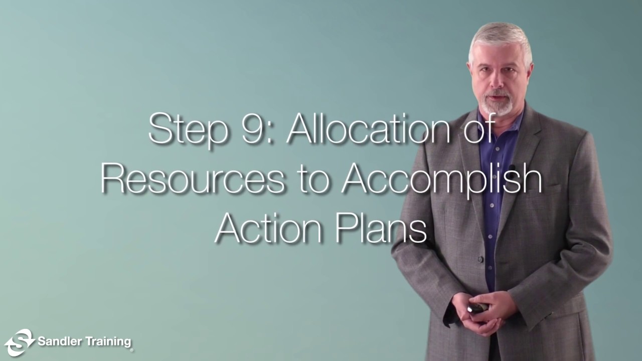 Organizational Excellence Step 9: Allocation of Resources to Accomplish Action Plans