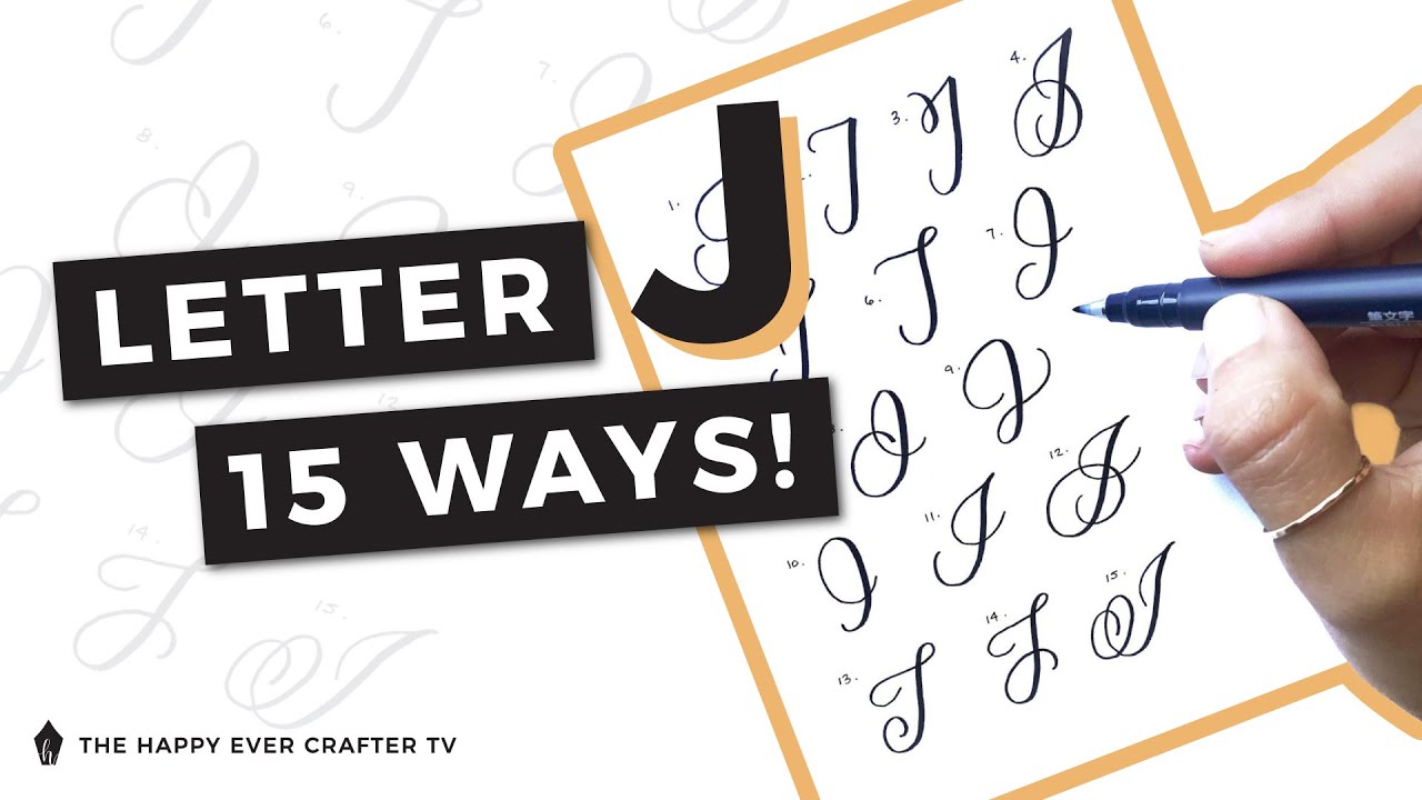 15 Ways To Write The Letter 