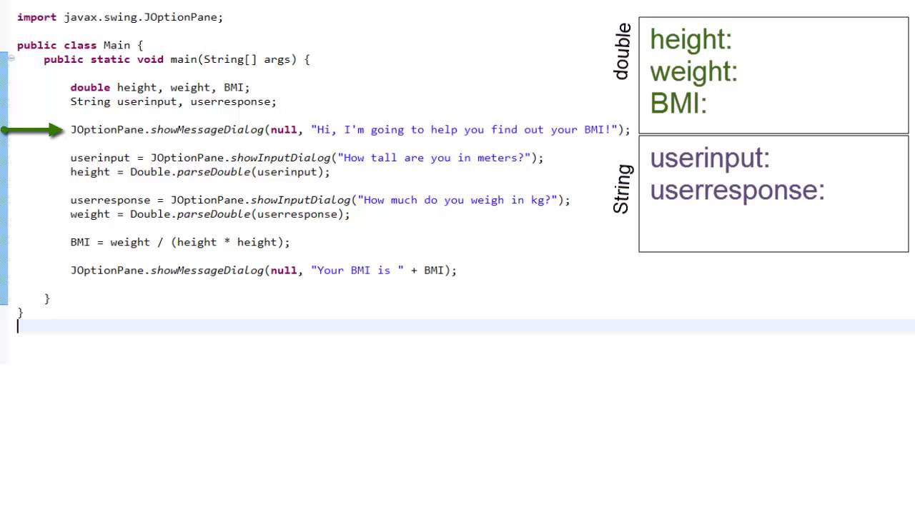 Java code tracing example 1