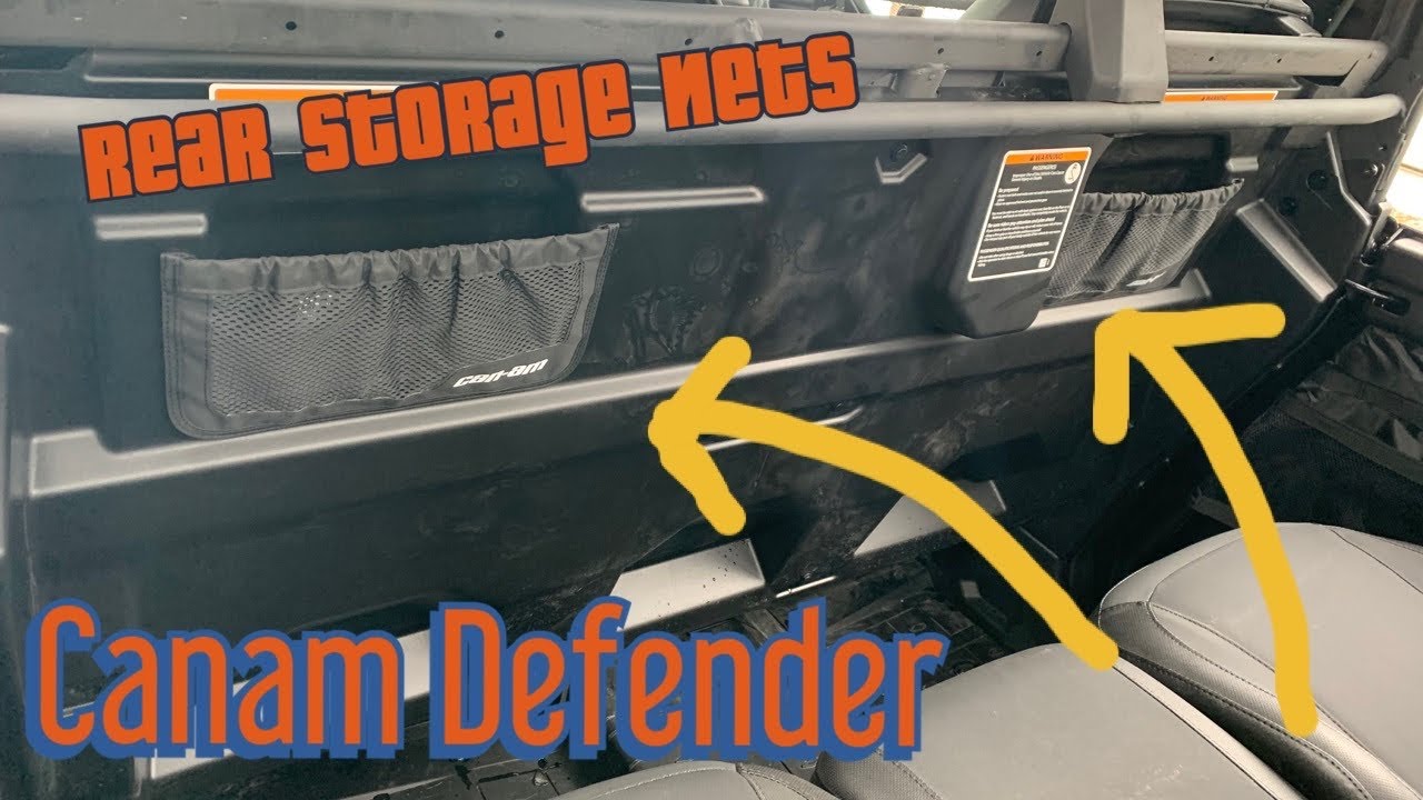 Canam Defender Max Backseat Storage