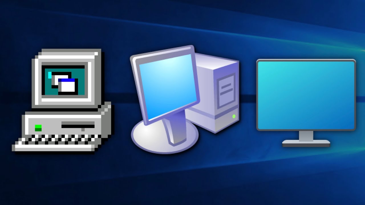 Windows Icon Evolution: My Computer