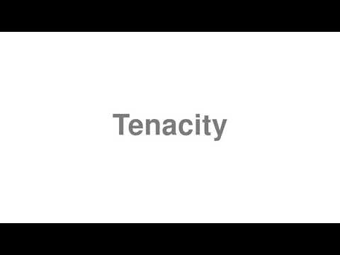 How to Pronounce "Tenacity"