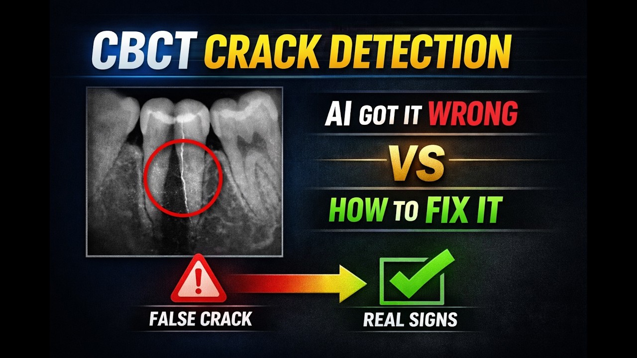 CBCT Crack Detection: Why AI Gets It Wrong (And How to Fix It)