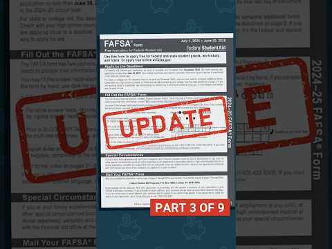 The Hidden Side of FAFSA Revisions 2024 - 2025