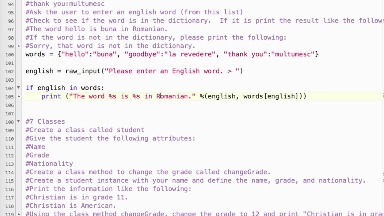 Python Final Review 6