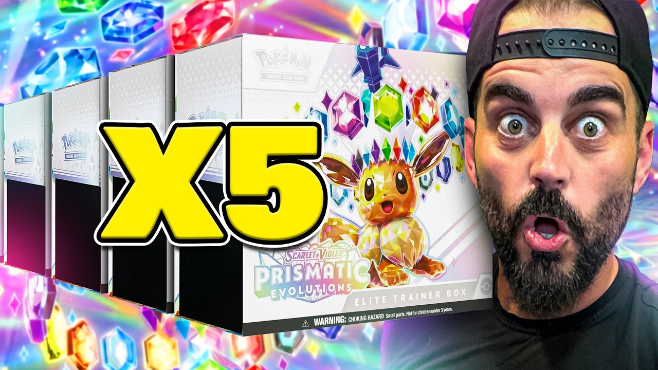 5 ETBs of Prismatic Evolutions… REGRET OR JACKPOT?!
