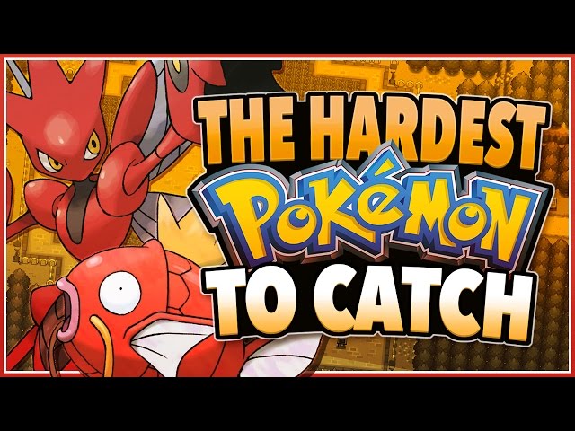Top 5 hardest Pokemon to catch of all time