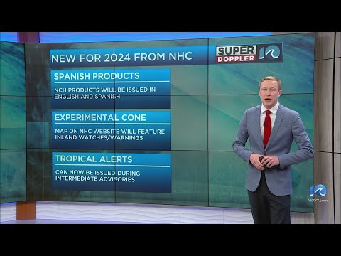 New National Hurricane Center products for 2024