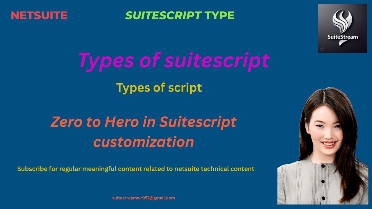 NETSUITE SUITESCRIPT TYPE PART-1