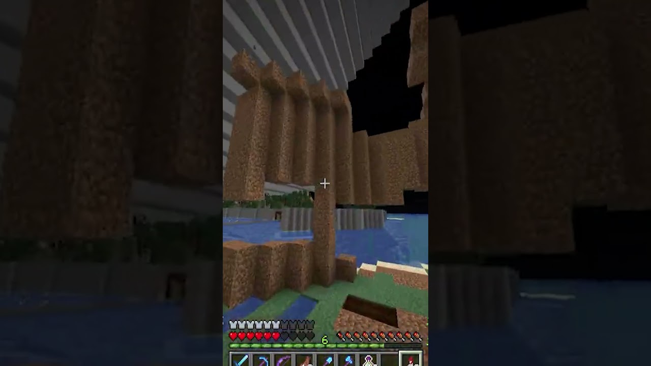 CRAZY spawn structure on Uneasy Vanilla #minecraftanarchy #basehunting #uneasyvanilla