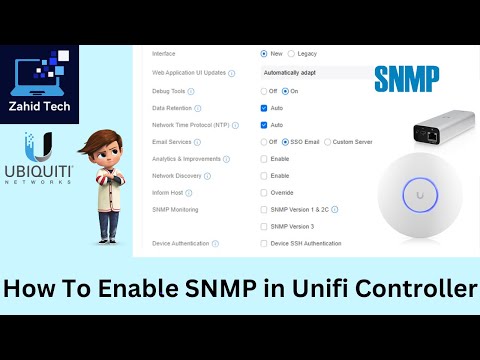 How to enable snmp setting in unifi #snmp #unifi #esxi #isp #networking #vmware #ubiquiti