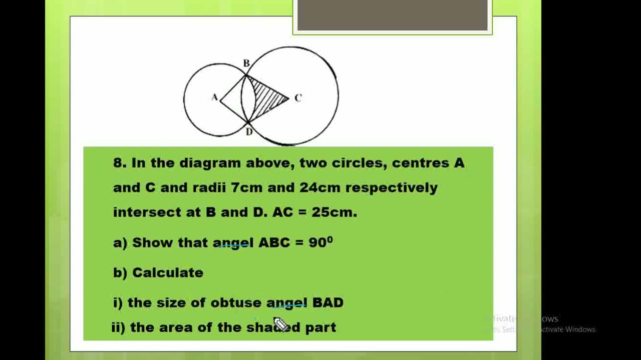 FORM THREE HALF TERM BREAK HOLIDAY MATHS ASSIGNMENT BY SIR  ONGETI KEANE MARTIN