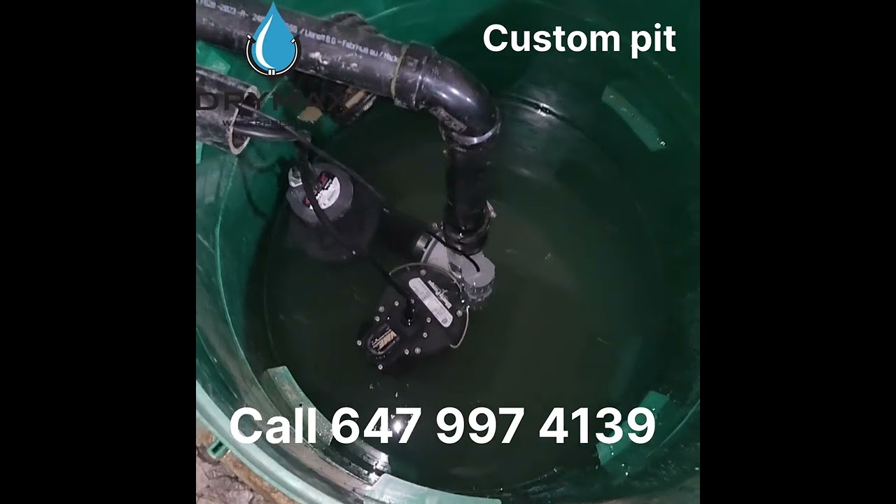 Custom Sump Pump Basin Installation | Professional Basement Waterproofing by DryMax