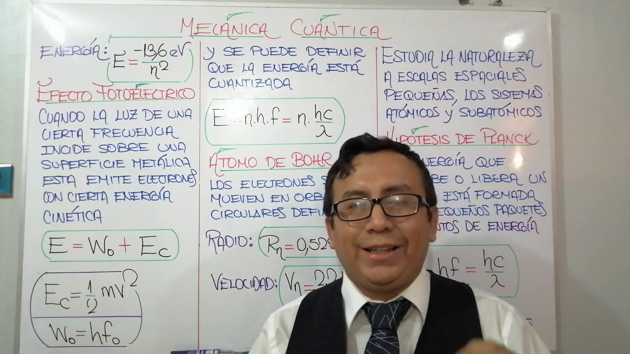 Chemistry - 3rd year of secondary school - QUANTUM MECHANICS