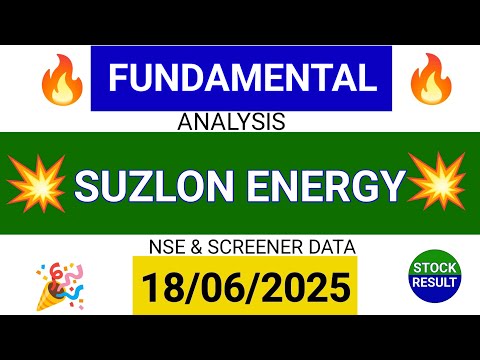 Suzlon Energy Share का Fundamental Analysis | NSE + Screener Data | 19 June 2025