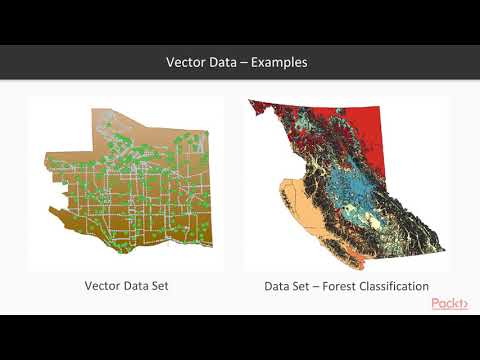 Learn Geospatial Analysis with QGIS 3 10 Python Distinguishing Layers – Vector Raster | packtpub ...