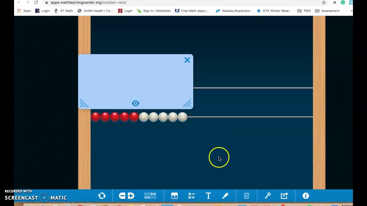 Number Rack Math Learning Center App Tutorial