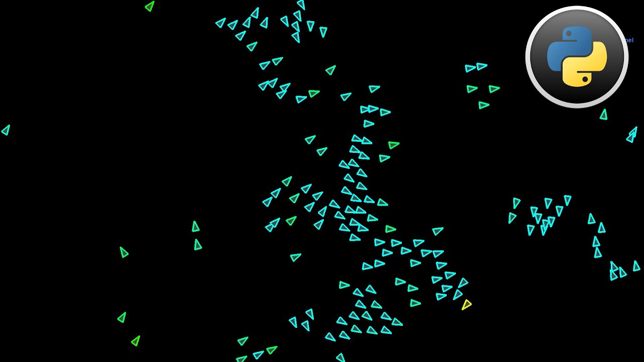 Boid -flocking Simulation with python