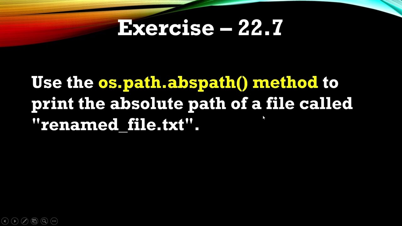 #22 Exercise - OS Module in Python #python #programming