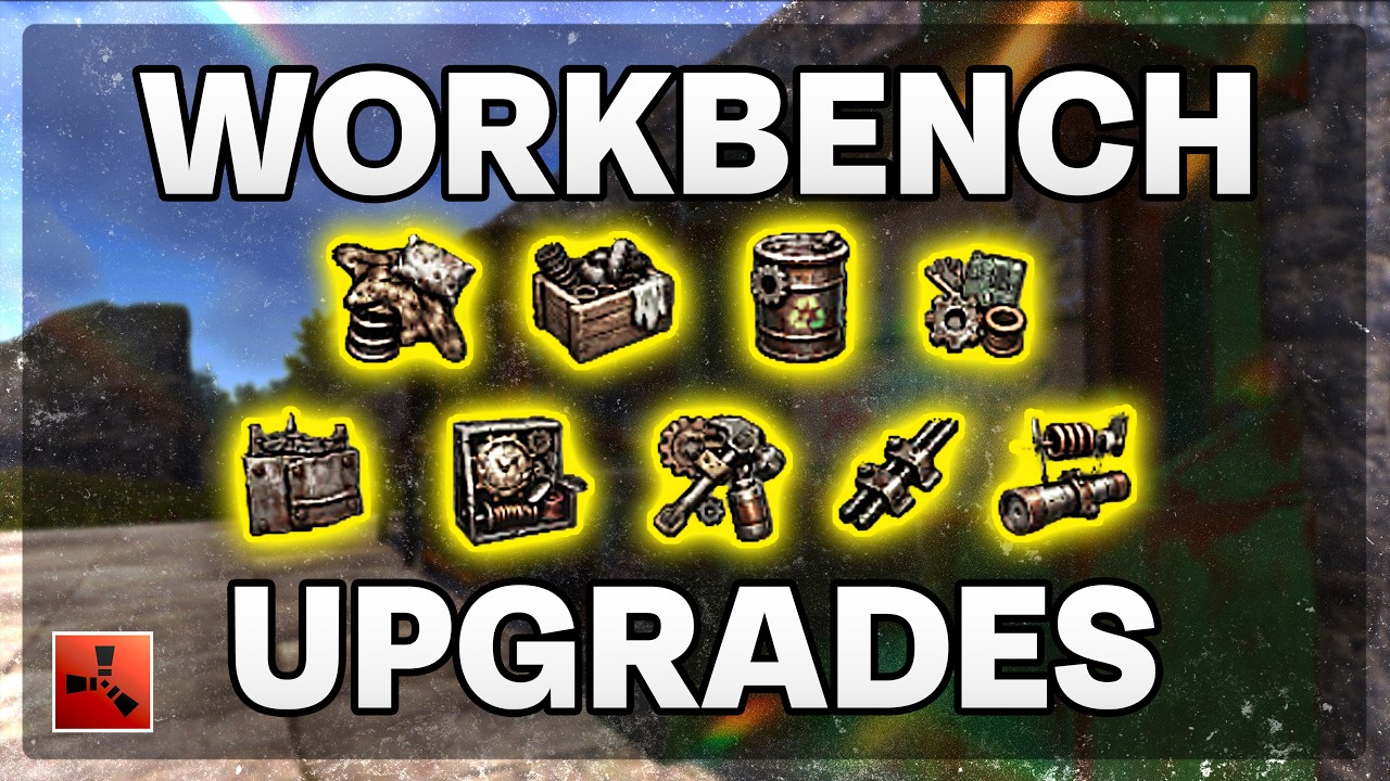 NEW Rust Workbench Upgrades: Double Items, Save Scrap & Craft Faster