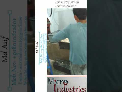 Vermicelli Extruder Machine - Sevi Extruder Machine Latest Price ...