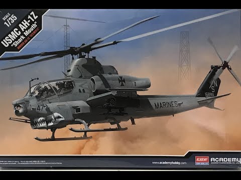 USMC AH-1Z, Academy 12127 (2019) - Box contents