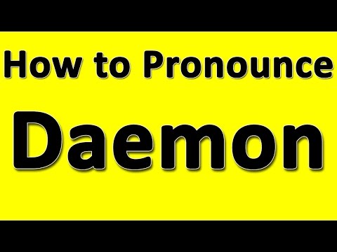 How to Pronounce Daemon