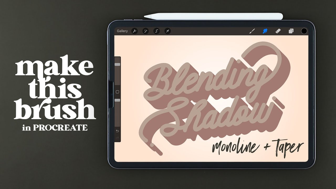Create Blending Shadow Brush in PROCREATE