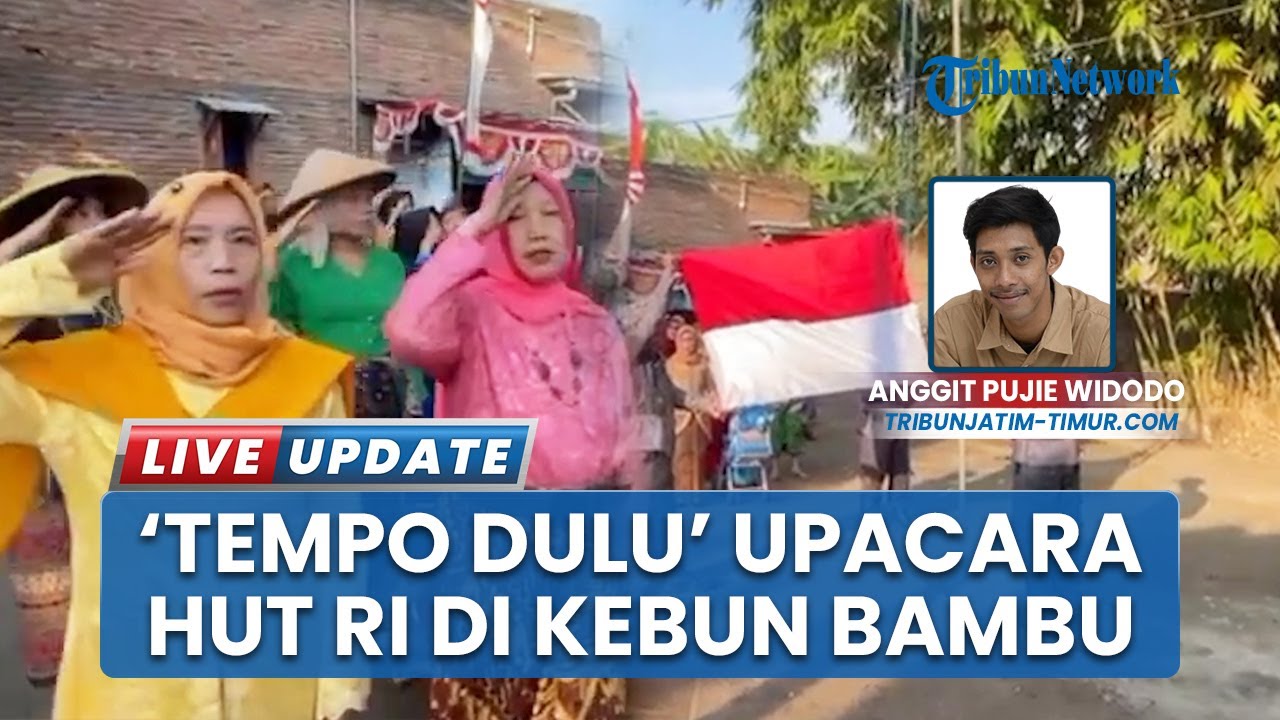Warga Desa di Jombang Upacara ala Tempo Dulu di Kebun Bambu, Kenakan ...