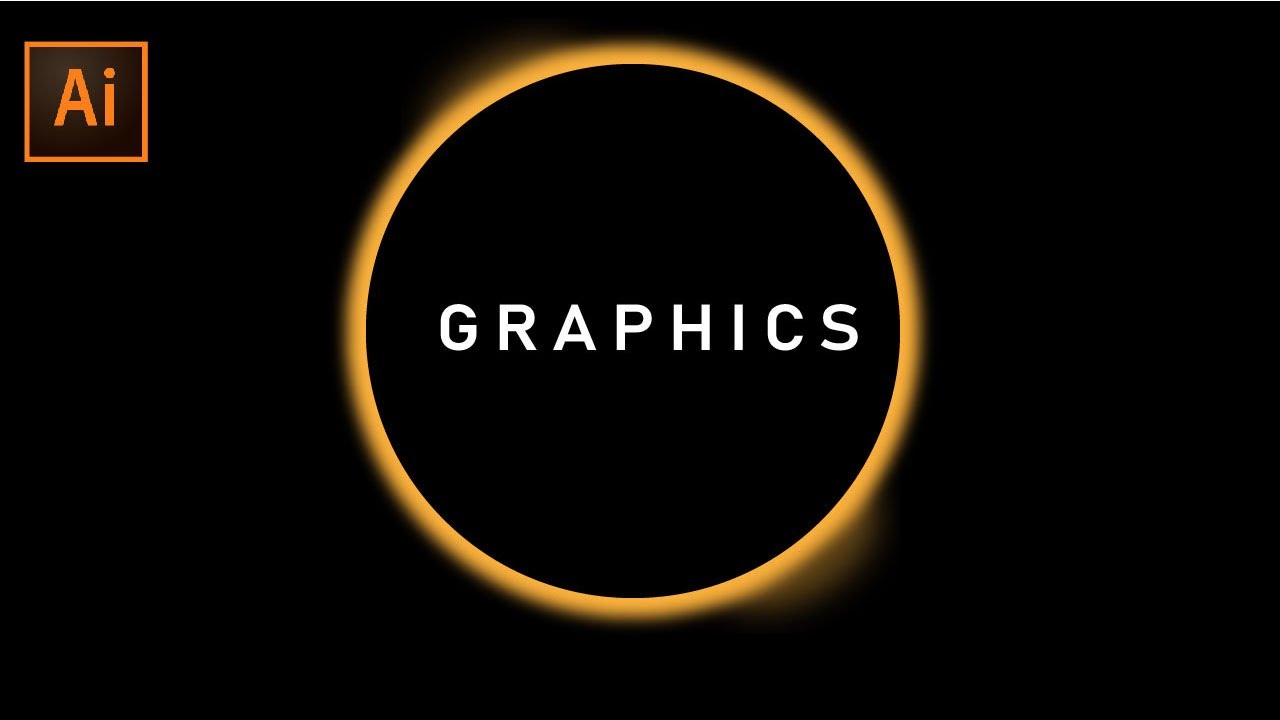 Vector Eclipse Adobe Illustrator Tutorial #Shorts #adobeillustrator