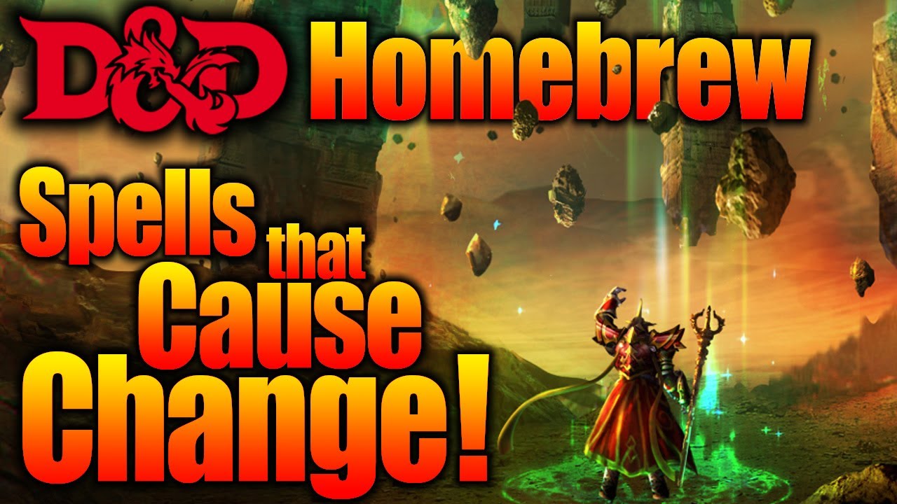 D&D Beyond Homebrew Spells: Top 10 D&D Transmutation Spells