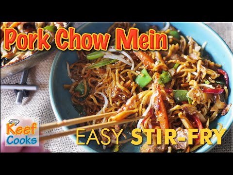 Pork Chow Mein - Chinese Fakeaway Recipe