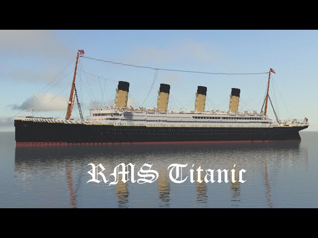 Ocean liner RMS Titanic Minecraft Map