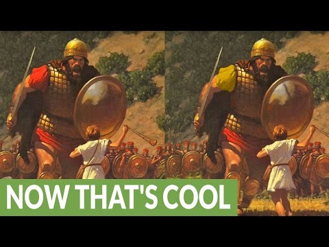 Can you spot the 6 differences in these David & Goliath images?