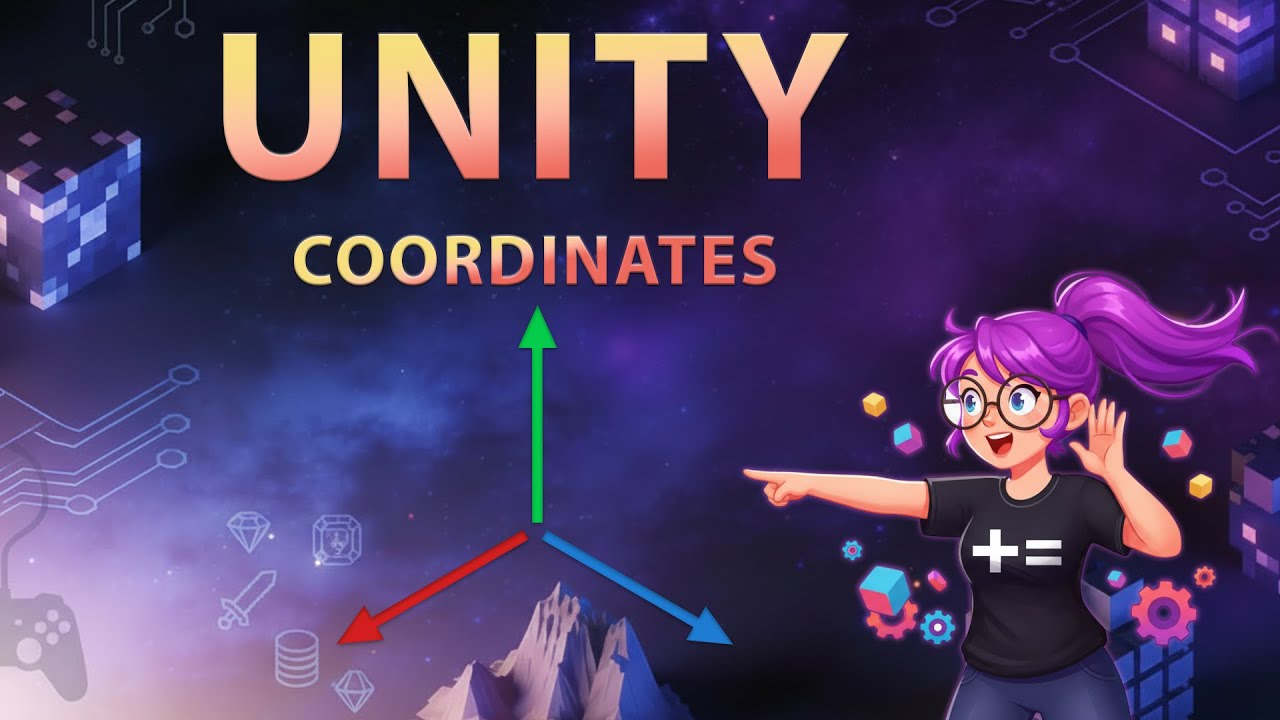 UNITY Left Handed Coordinate System XYZ, Game Objects Transform & Global vs Local Explained