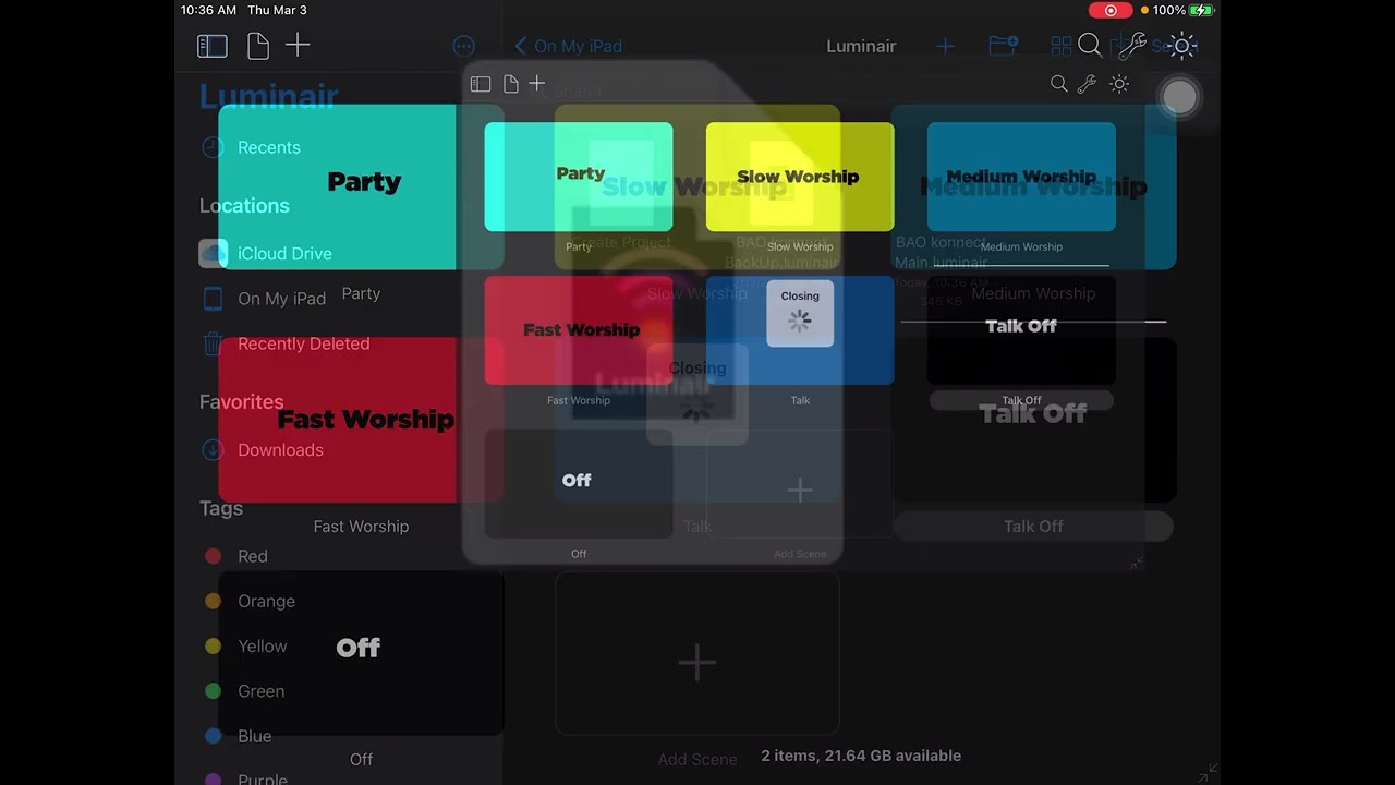 Luminair File Backup