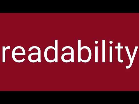 Readability Definition & Meaning