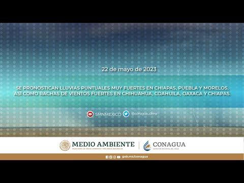 Pronóstico del tiempo, 22 de mayo de 2023 – agendahidalguense, diario ...