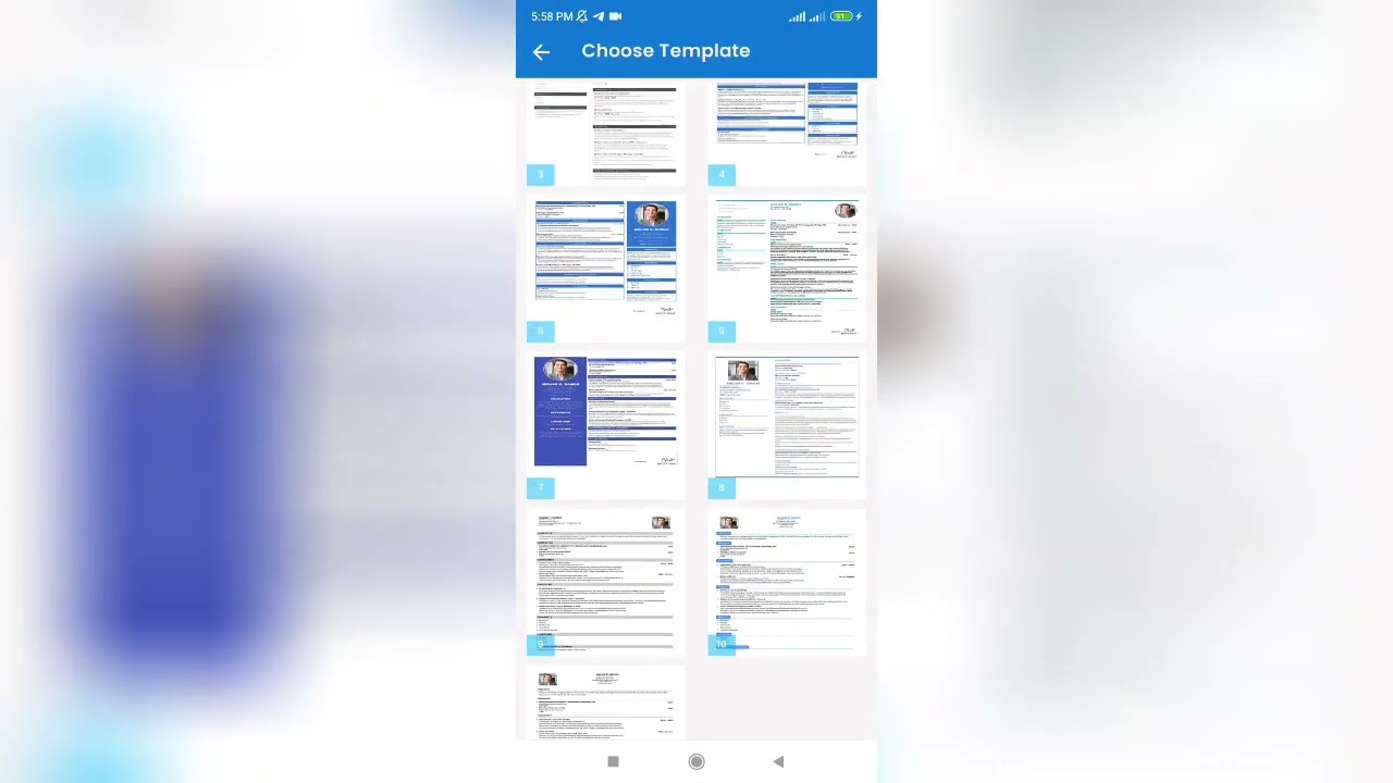 Build Resume CV 2024 for free download in comment